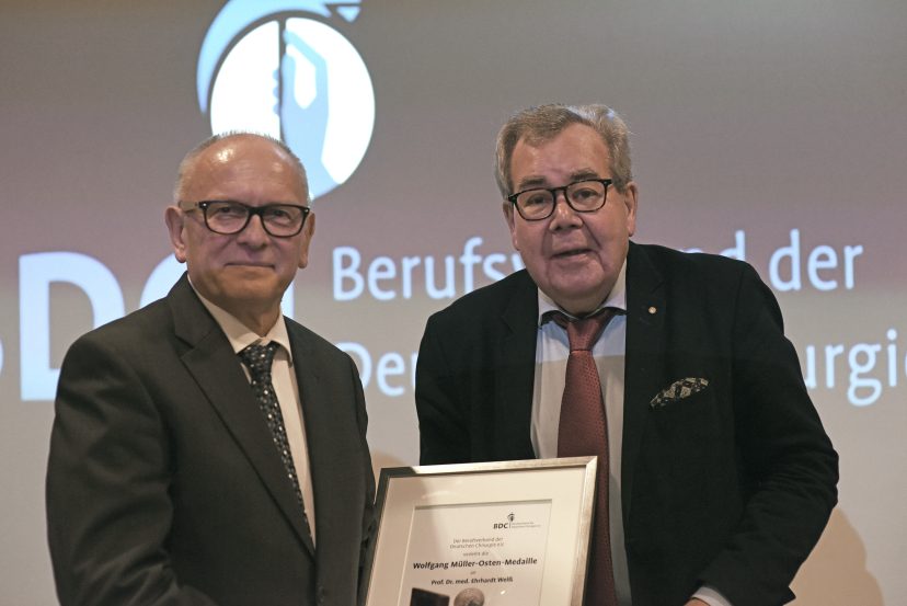 Wolfgang Müller-Osten-Medaille an Prof. Dr. Ehrhardt Weiß - BDC|Online